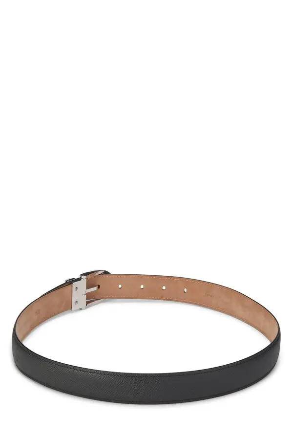LOUIS VUITTON Taiga Leather Belt - Black