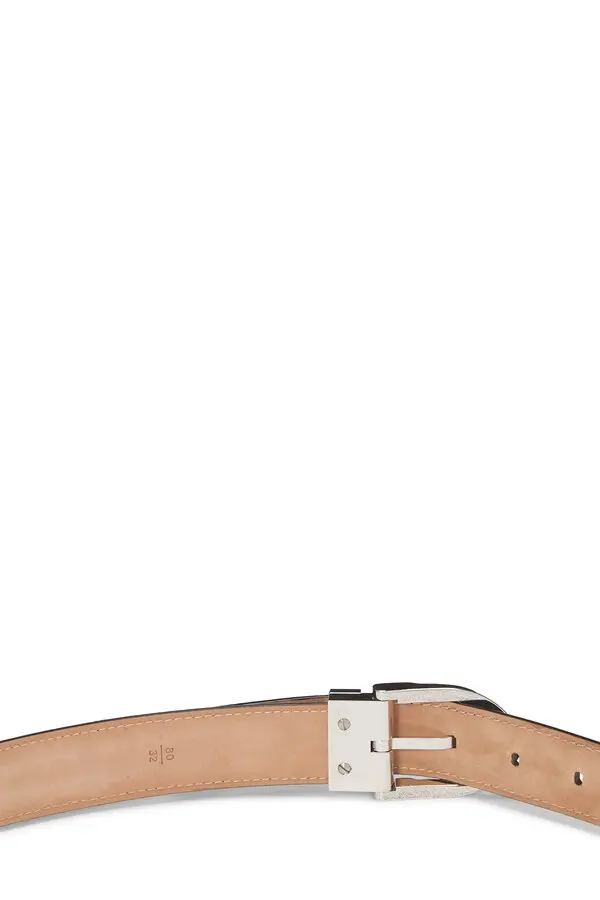 LOUIS VUITTON Taiga Leather Belt - Black