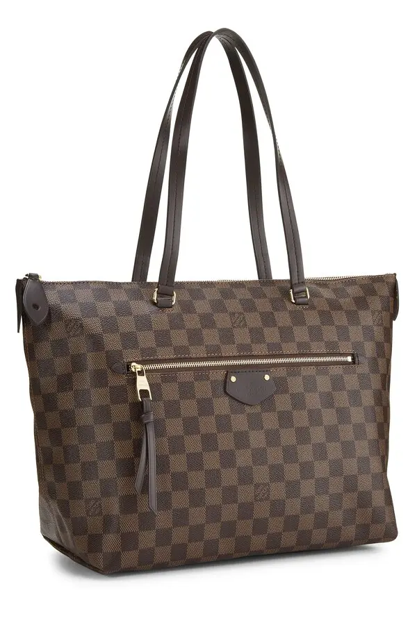 LOUIS VUITTON Damier Ebene Iena Tote - Brown