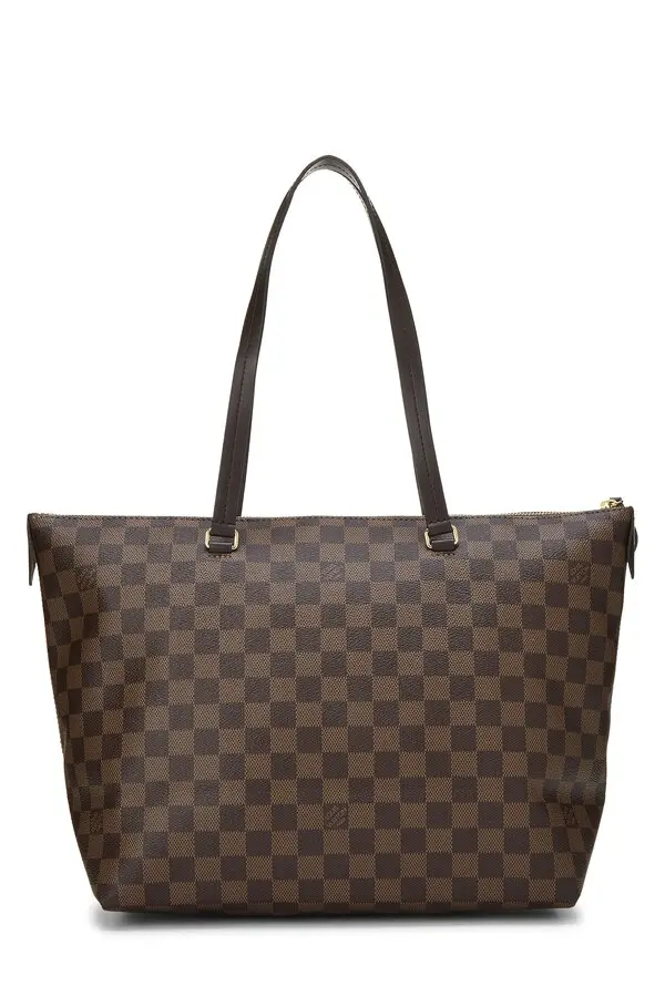 LOUIS VUITTON Damier Ebene Iena Tote - Brown
