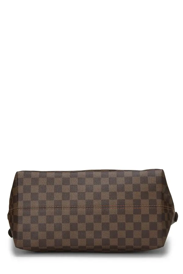 LOUIS VUITTON Damier Ebene Iena Tote - Brown