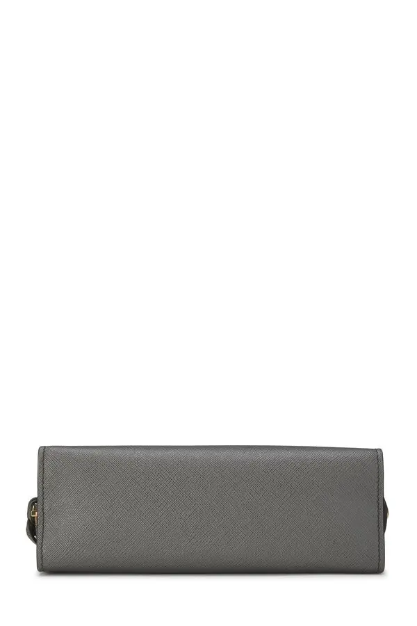Prada Saffiano Esplanade Crossbody - Grey