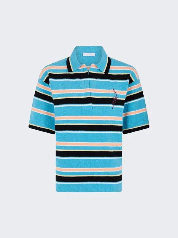 Rabanne Striped Polo Shirt
