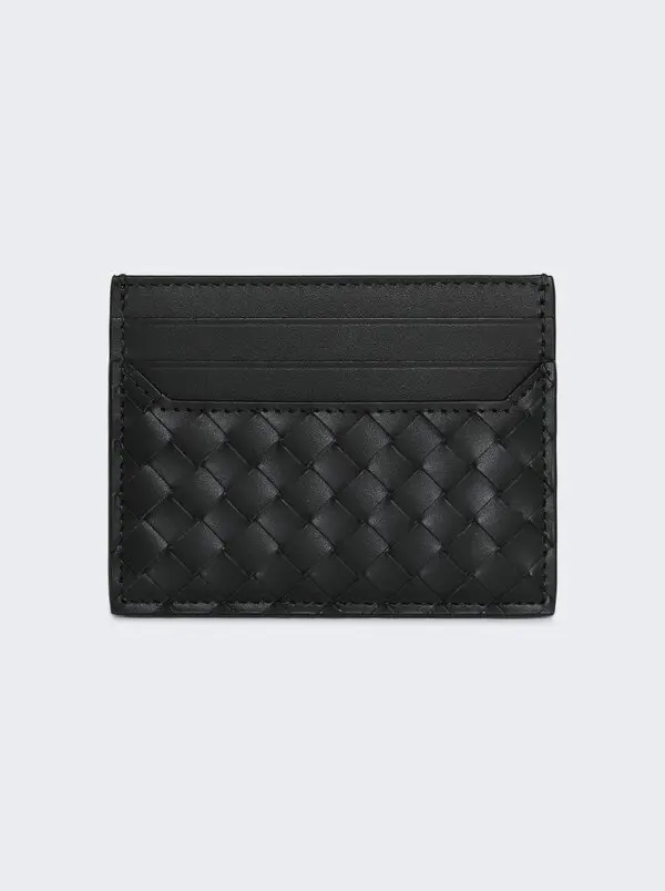 Bottega Veneta Portacard Dark Silver - Green