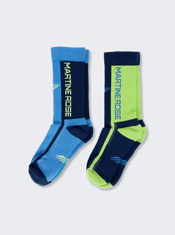 Martine Rose Sports Socks Two Pack - Black
