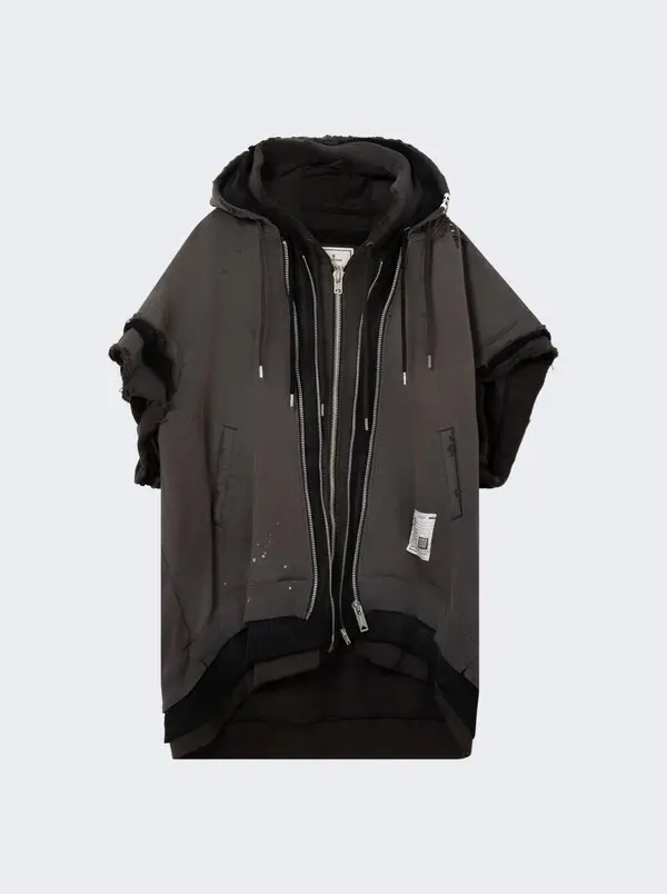 Mihara Yasuhiro Layered Vest With Distressing - Black