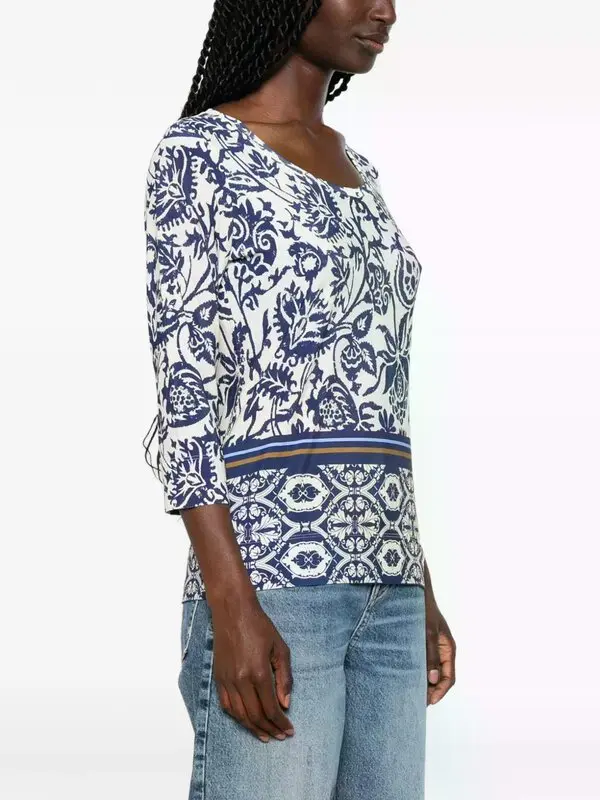 CLIPS Floral Print Top