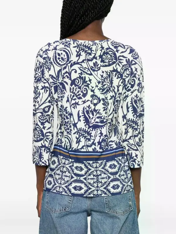 CLIPS Floral Print Top