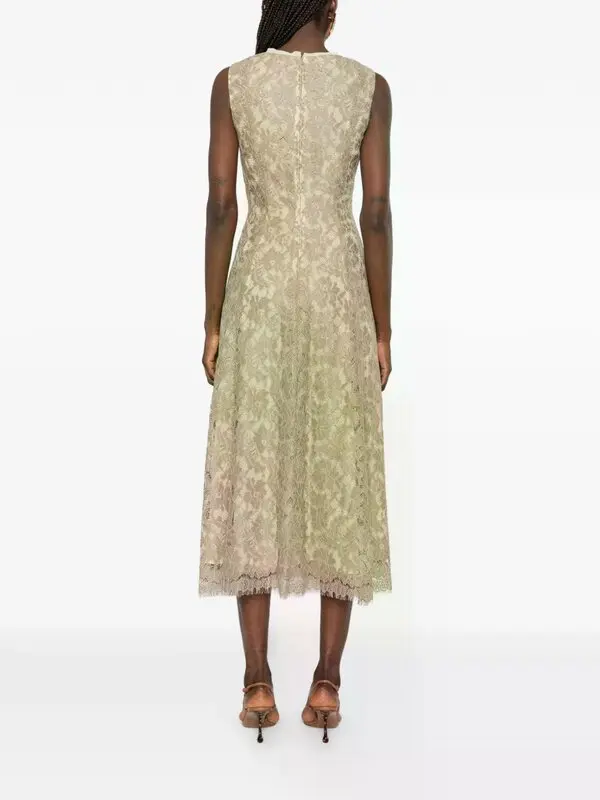 CLIPS Name Flower-lace Midi Dress