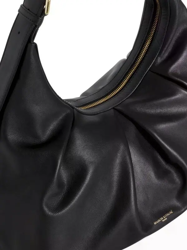 Maison Kitsuné Bloom Pleated Shoulder Bag