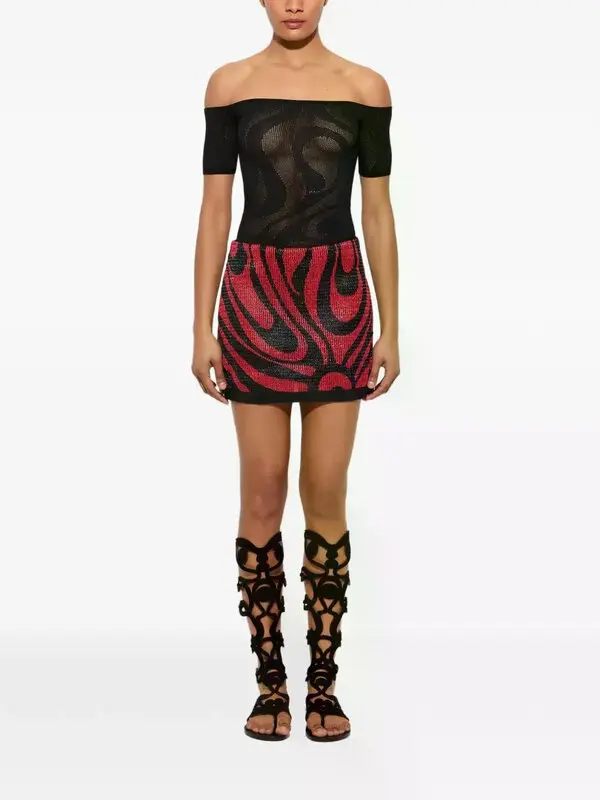 Emilio Pucci Rafia Wrap Skirt