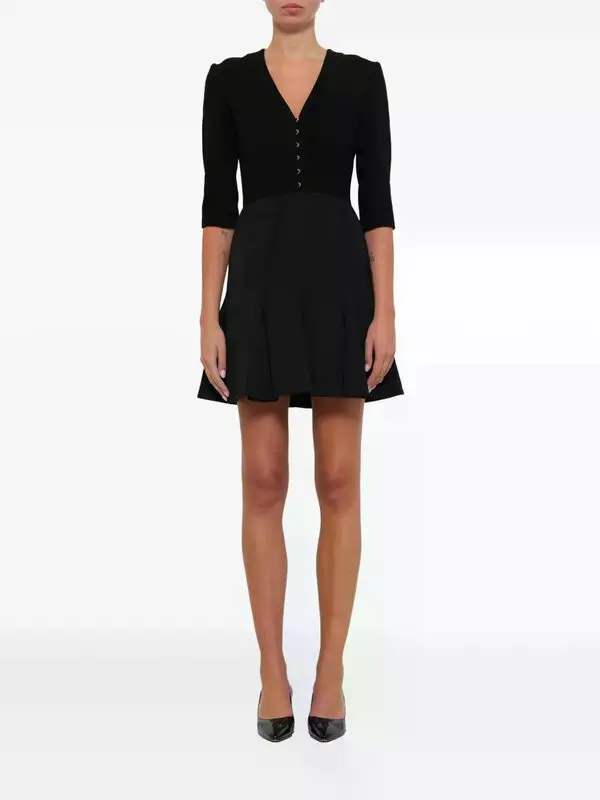 Alexander McQueen Godet-panel Flared Dress