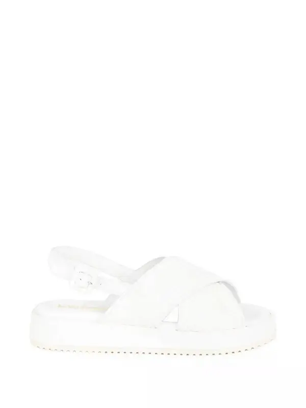 LUCA GROSSI Woven Crossover Sandals