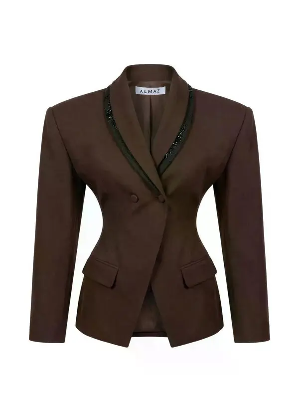 ALMAZ Hourglass Bead-embellished Blazer