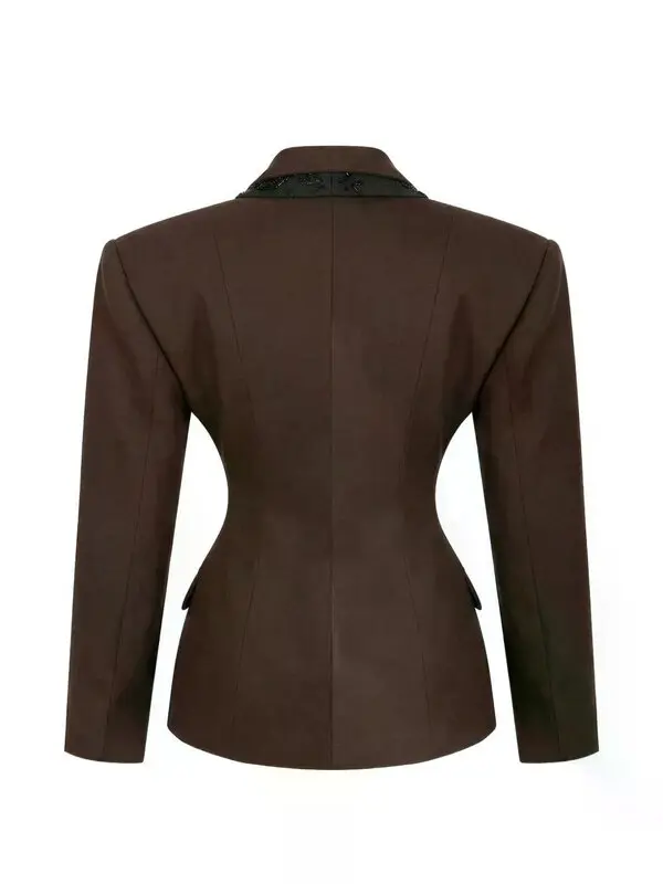 ALMAZ Hourglass Bead-embellished Blazer