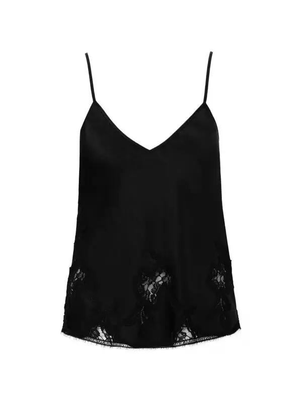 ALMAZ Pillowtalk Lace-trim Top