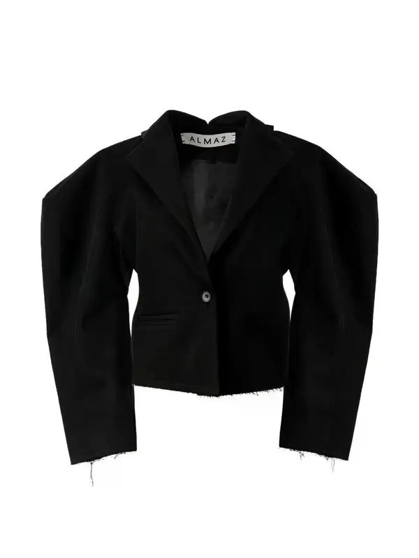 ALMAZ Structured Raw-edge Blazer