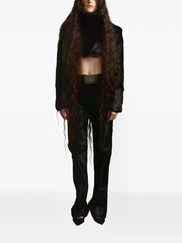 ALMAZ Cropped Fur Jacket