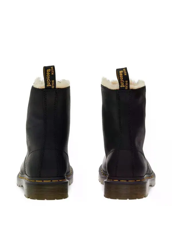 Dr. Martens 1460 Serena Lace-up Boots With Faux Fur Lining