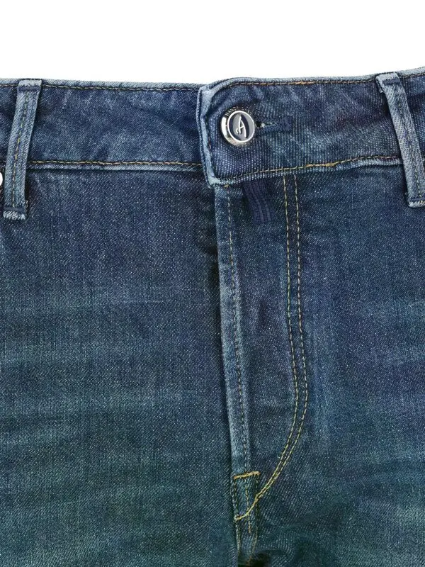 HANDPICKED Ravello Logo-patch Jeans