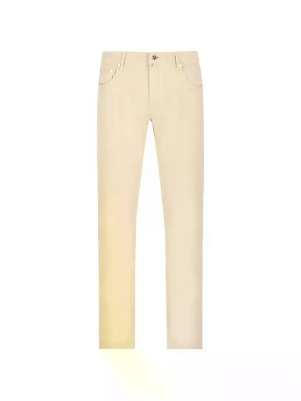 HANDPICKED Ravello Logo-patch Jeans - Neutrals
