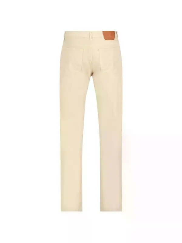 HANDPICKED Ravello Logo-patch Jeans - Neutrals