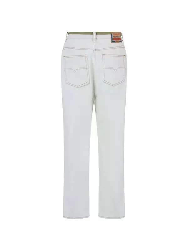 DIESEL® Straight-cut Jeans With Contrast Topstitching