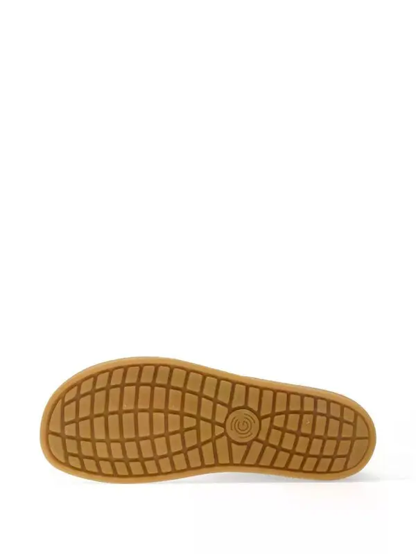 GROUNDIES Suede-panelled Leather Sneakers