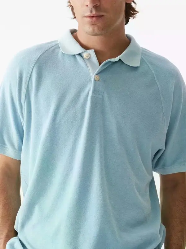 FORTELA Brody Buttoned Polo Shirt - Blue
