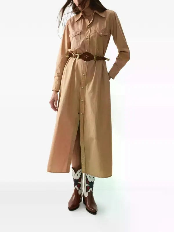 FORTELA Arley Shirt Dress - Neutrals