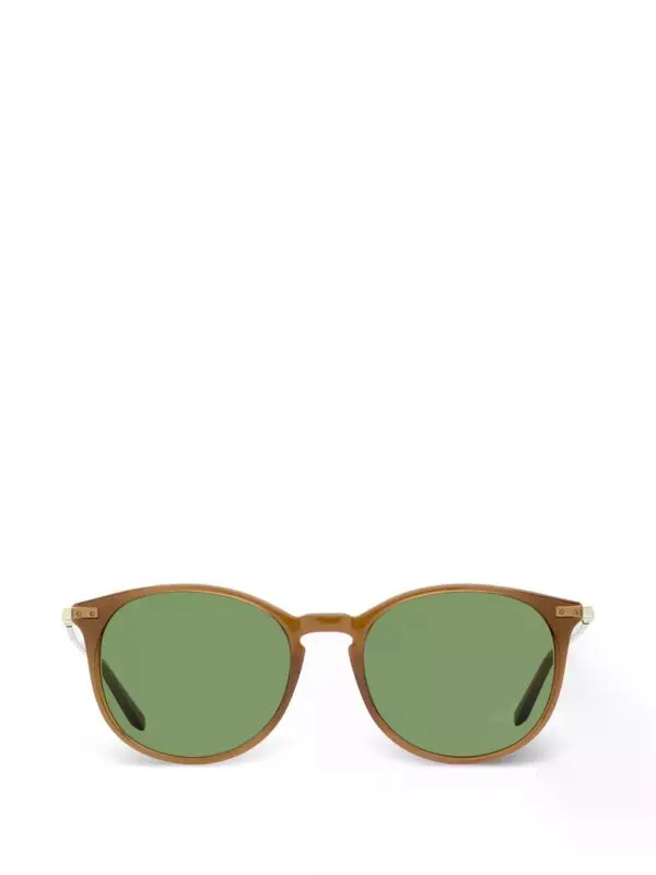 FERRAGAMO Round Frame Sunglasses - Brown