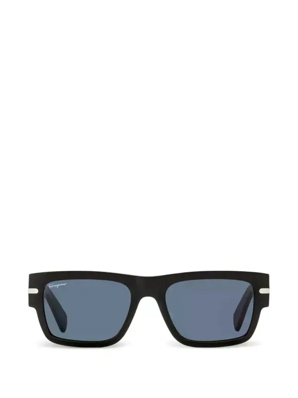 FERRAGAMO Rectangle Frame Sunglasses - Black