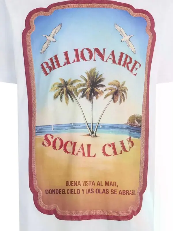 BILLIONAIRE Round-neck Graphic-print T-shirt