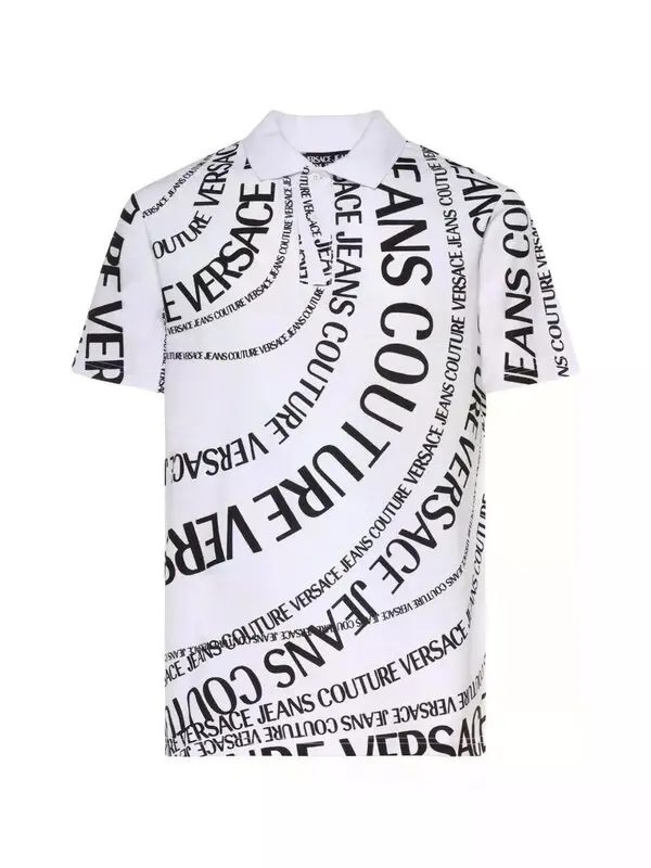 Versace Logo-print Polo Shirt