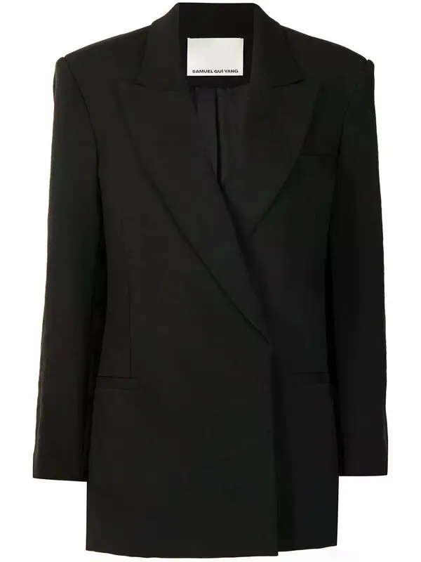 SAMUEL GUÌ YANG Double-breasted Boxy Blazer