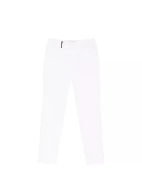Peserico Belt-loop Trousers - White