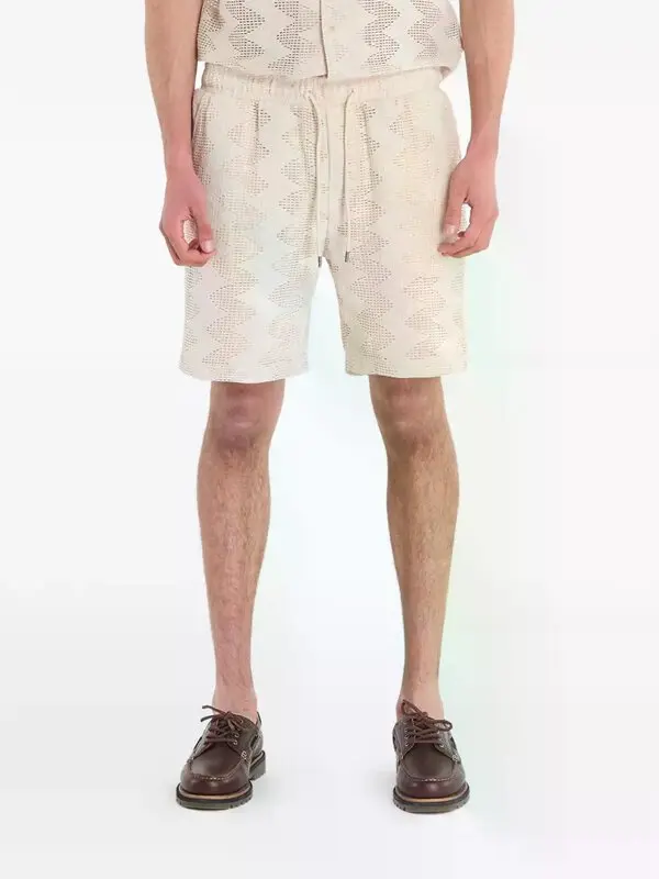 Guess Zigzag Pattern Drawstring Shorts