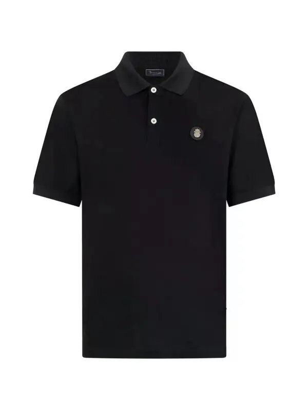 BILLIONAIRE Logo-patch Buttoned Polo Shirt