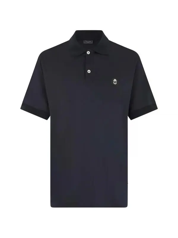 BILLIONAIRE Appliqué Basic Polo Shirt