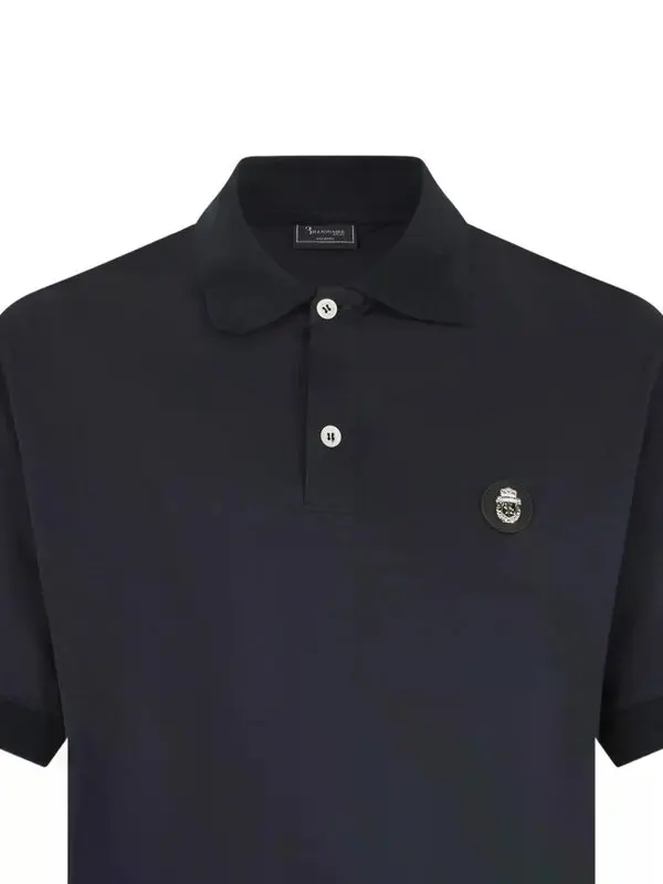 BILLIONAIRE Appliqué Basic Polo Shirt