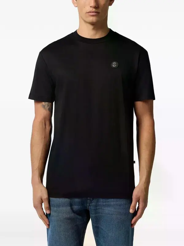 BILLIONAIRE Round-neck Logo-patch T-shirt