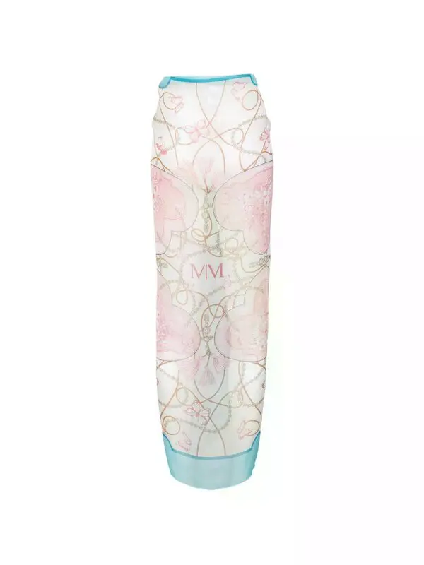 MAZZEI Butterfly-print Tassel-detail Sarong