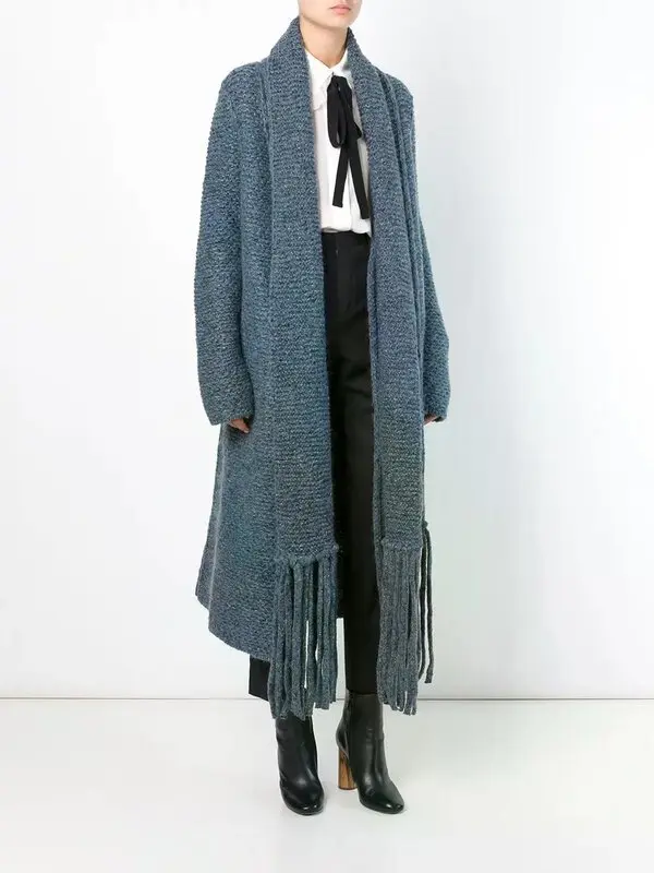 Chloé Fringed Cardigan-coat