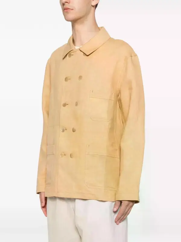 FORTELA Double-breasted Linen Jacket