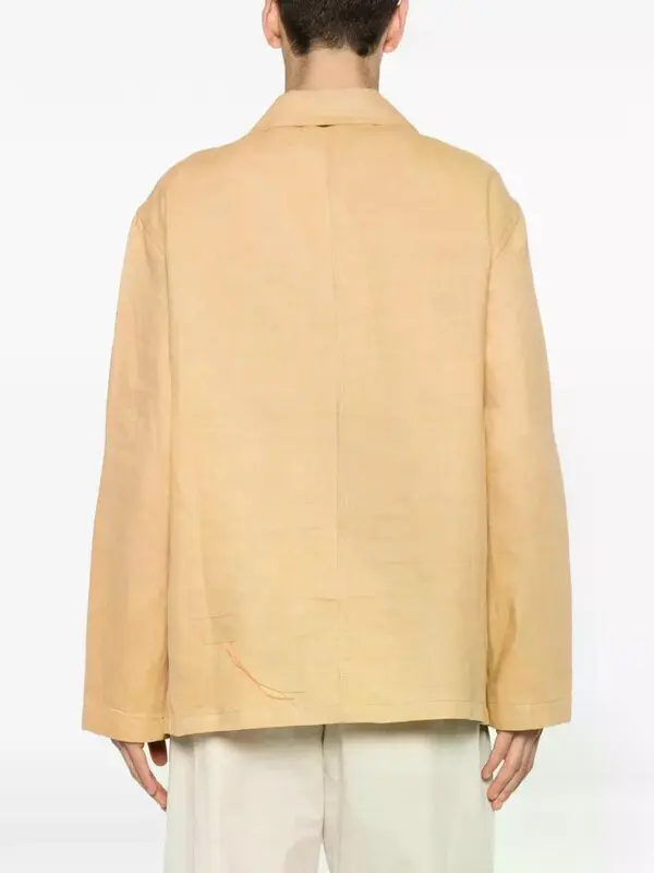 FORTELA Double-breasted Linen Jacket
