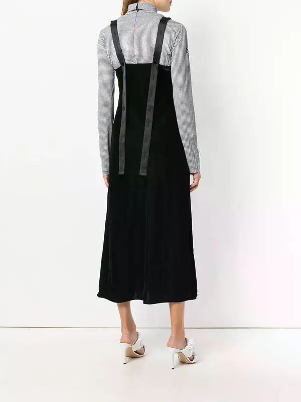 Off-White Sweetheart Neckline Long Dress