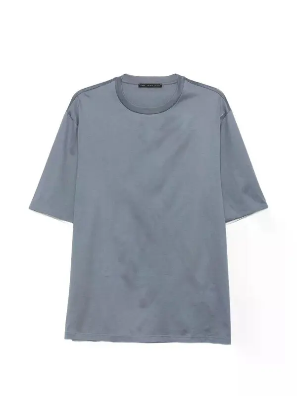 LOW BRAND Crew-neck Short-sleeve T-shirt - Blue