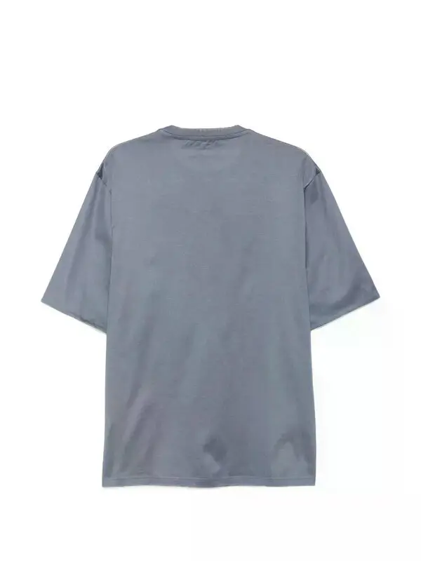 LOW BRAND Crew-neck Short-sleeve T-shirt - Blue