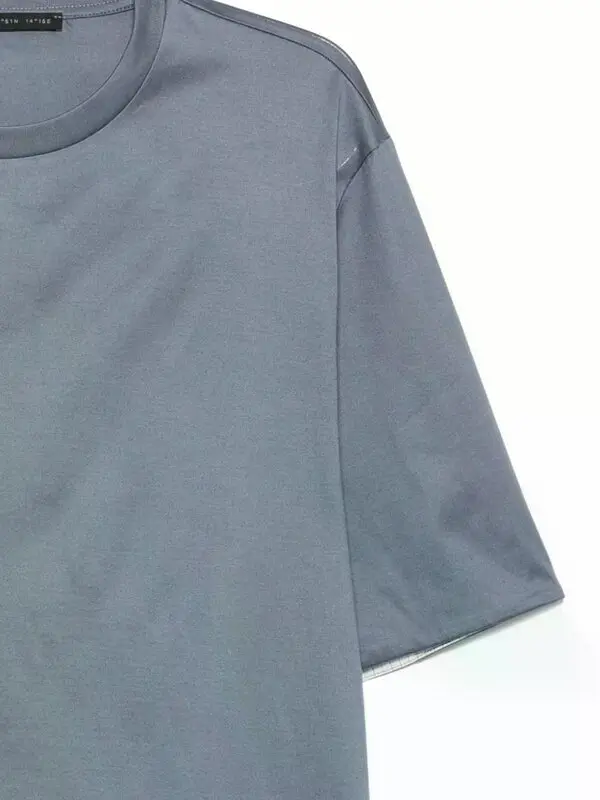 LOW BRAND Crew-neck Short-sleeve T-shirt - Blue