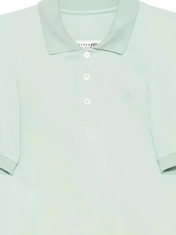 MAISON MARGIELA Embroidered Logo Polo Shirt
